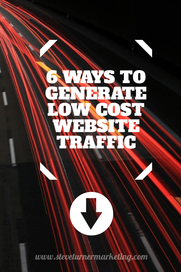 Awesome Website Traffic Generated With 6 Low Cost Methods