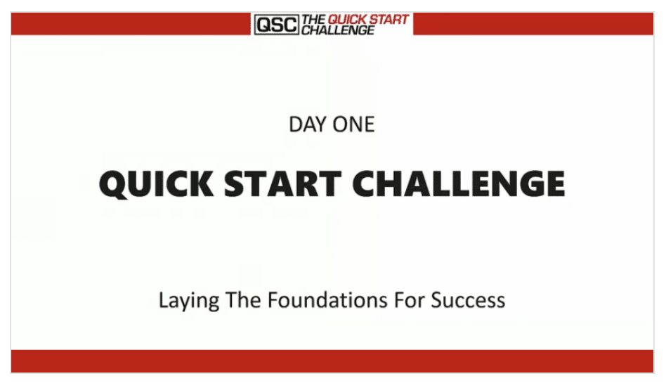 The Quick Start Challenge 2021